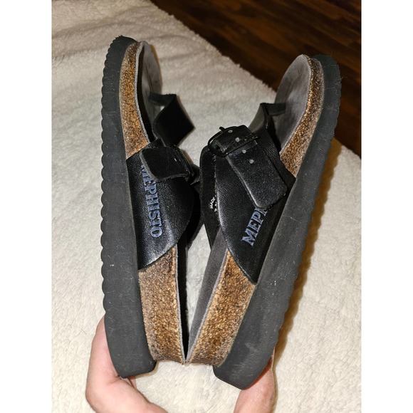 Mephisto | Shoes | Mephisto Black Leather Helen Sandles Size 39 Comfy ...